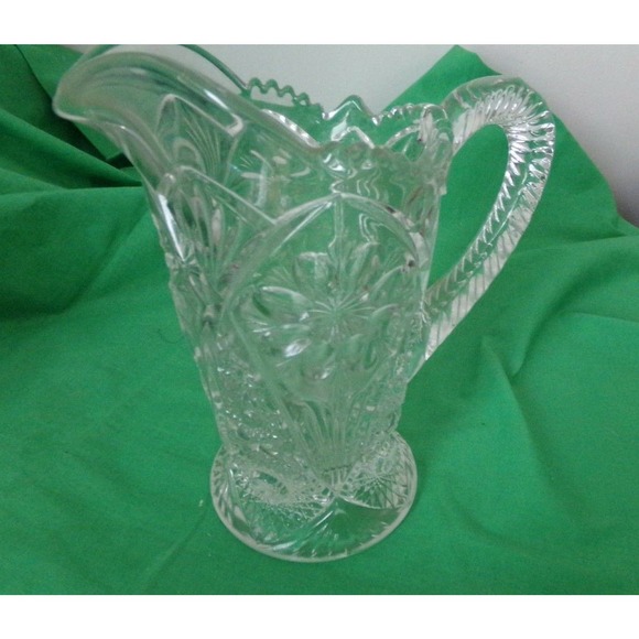imperial | Dining | Vintage Brilliant Imperial Glass Pitcher Cosmos ...